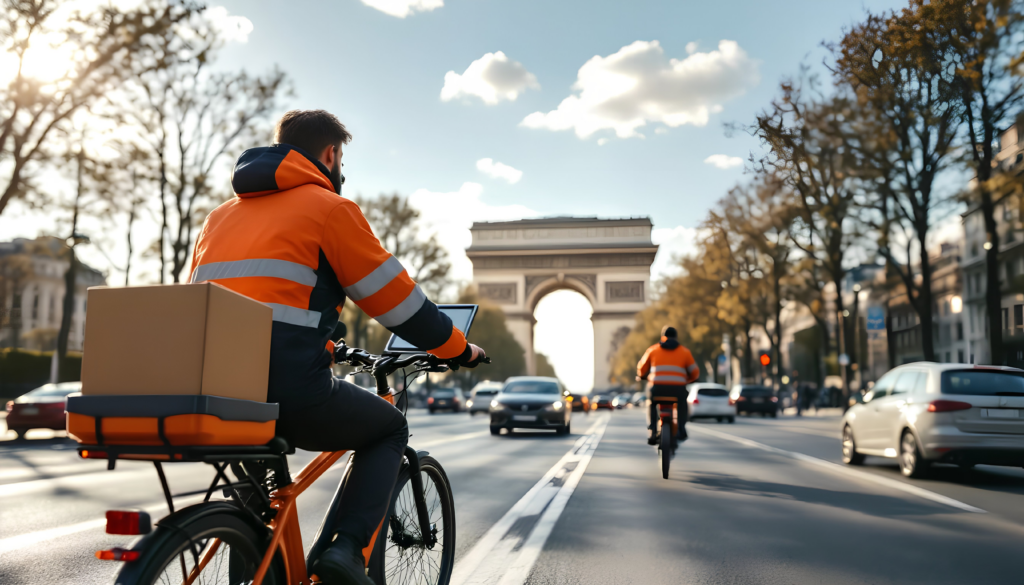 Les atouts des coursiers à vélo sur Paris - Coursier Paris - Livraison ...